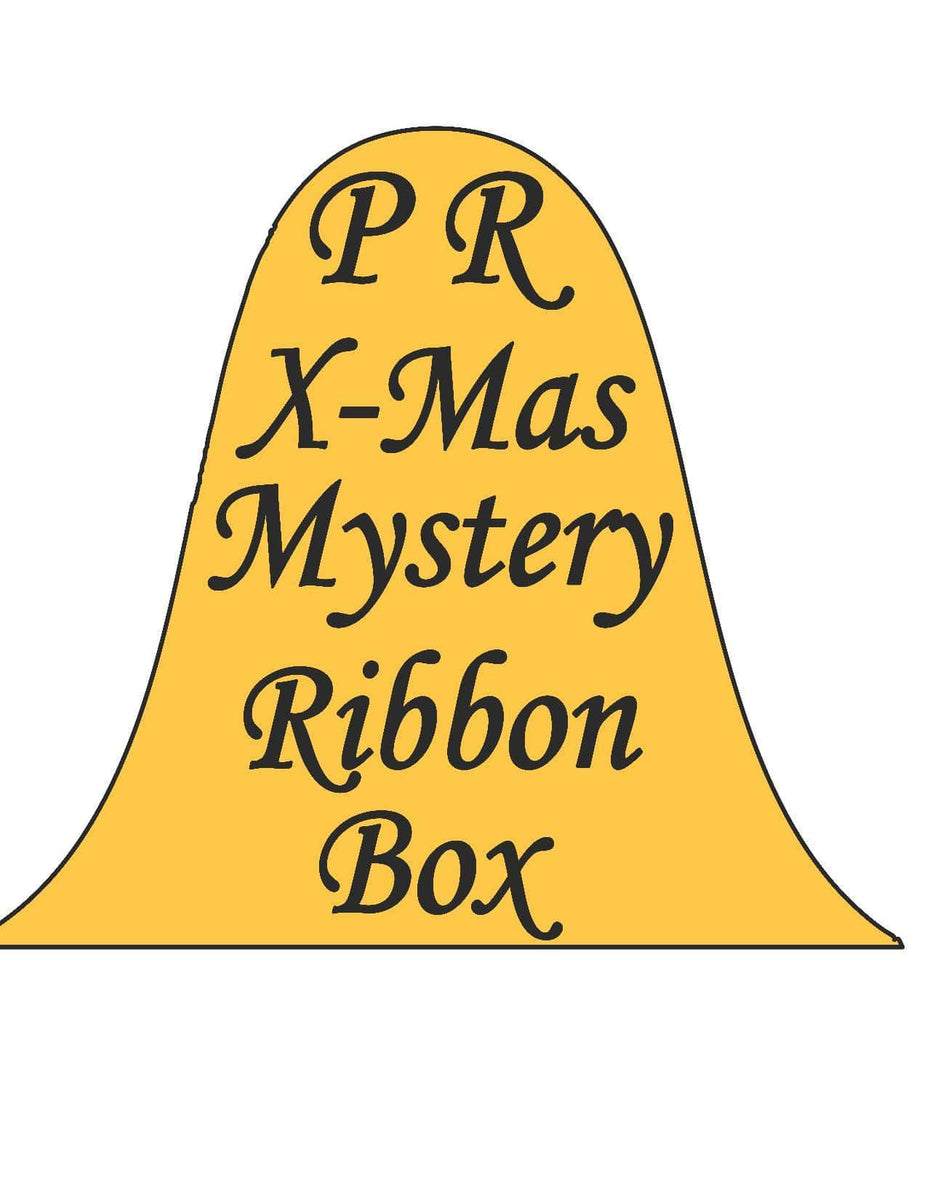 Christmas Mystery Ribbon Box - 3 / 10 Yard Rolls of Coordinating Ribbo ...